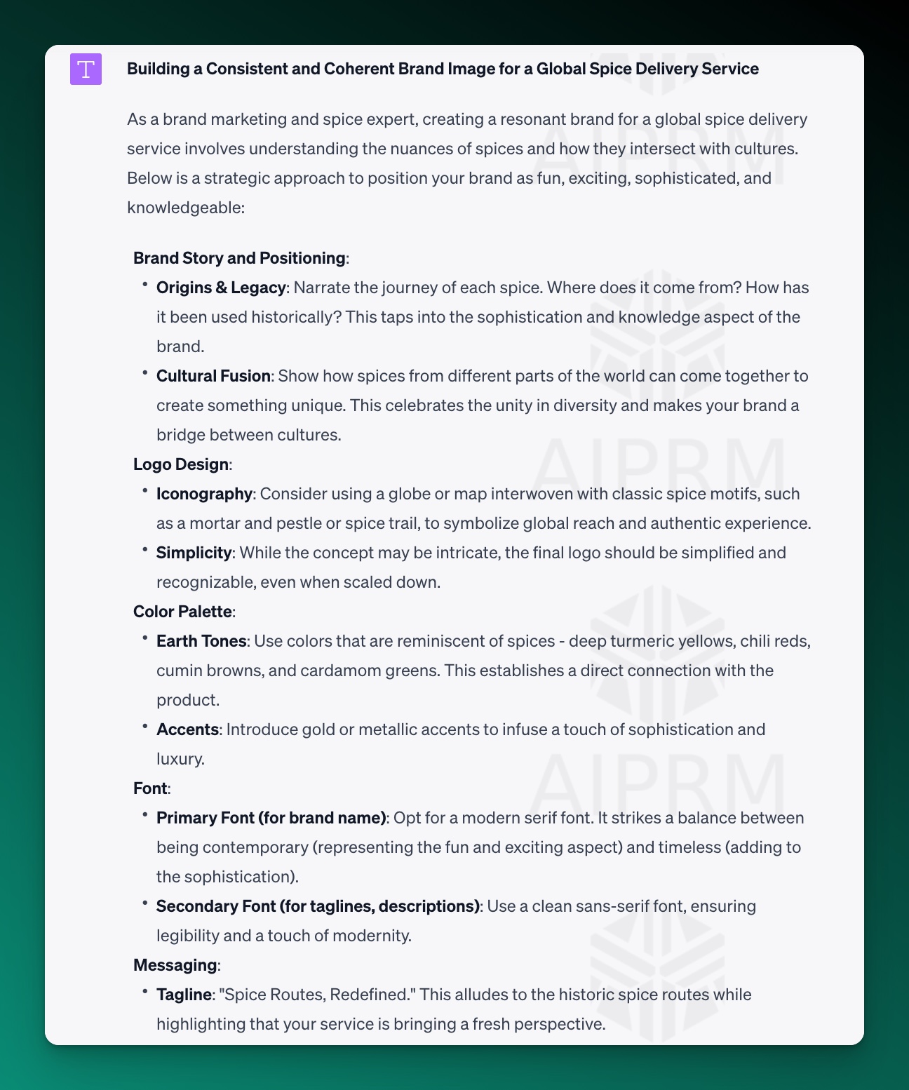 How to Create a Brand Style Guide With ChatGPT · AIPRM