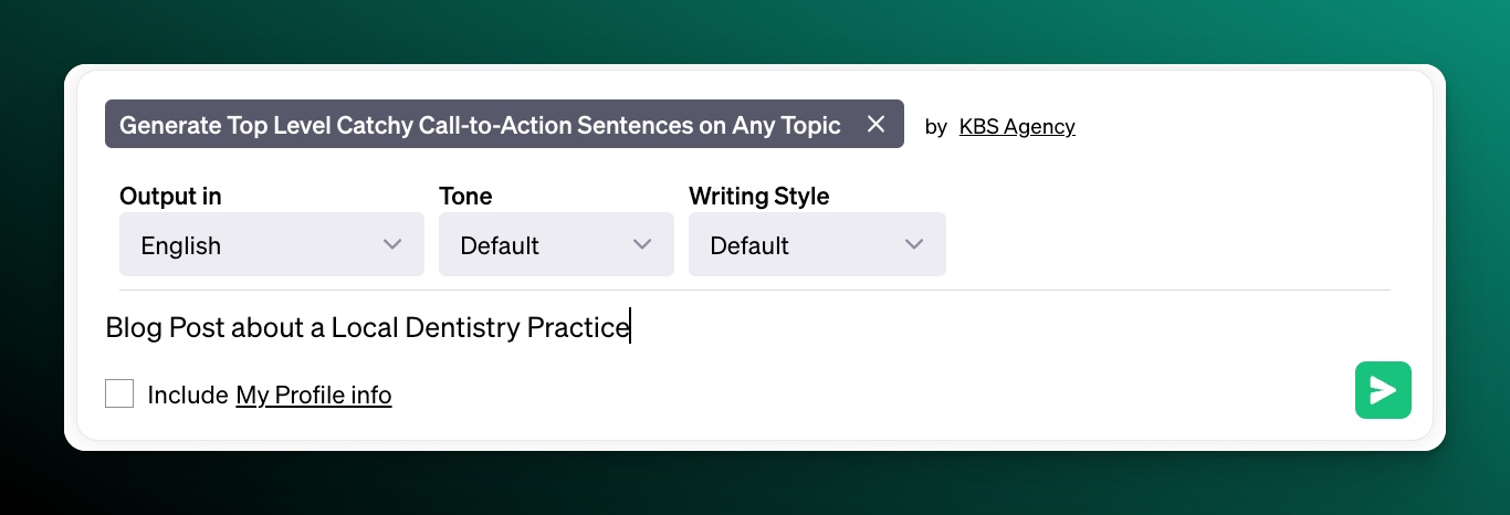 How to Generate CTAs with ChatGPT · AIPRM