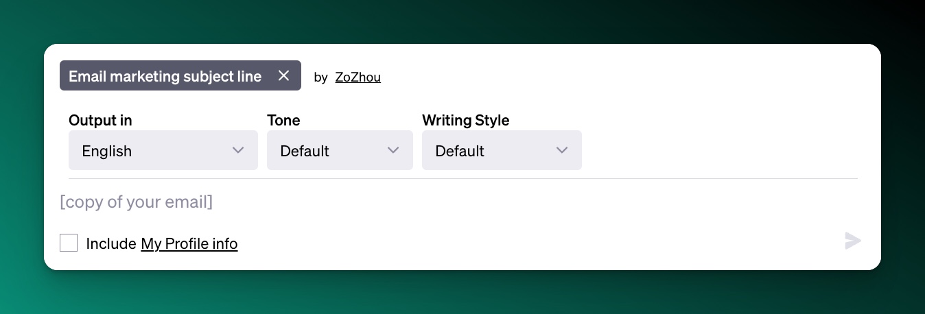 How to Use ChatGPT for Email Marketing Campaigns · AIPRM