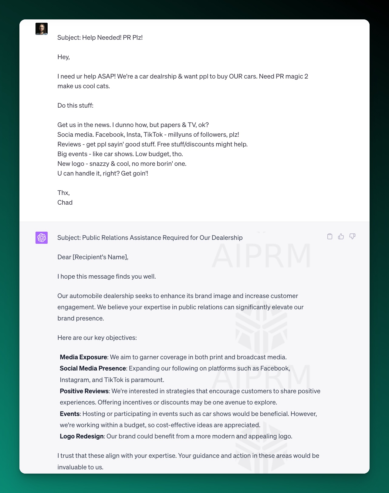How to Use ChatGPT for Email Marketing Campaigns · AIPRM