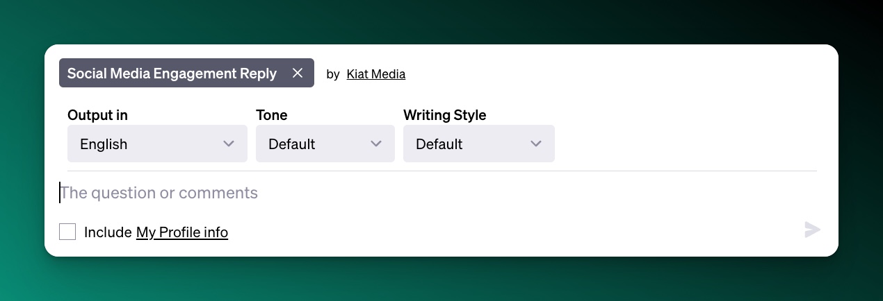 Using ChatGPT to Create a Social Media Strategy · AIPRM