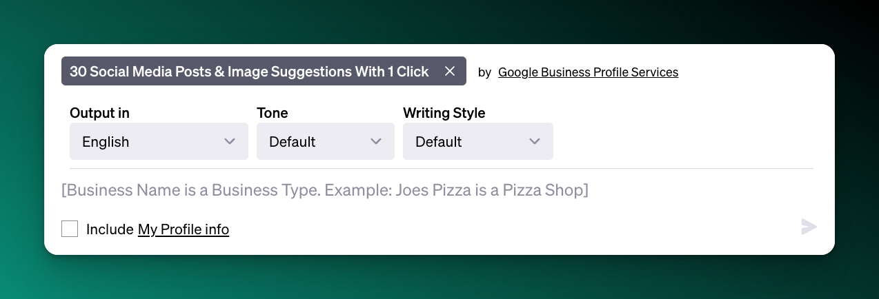 Using ChatGPT to Create a Social Media Strategy · AIPRM