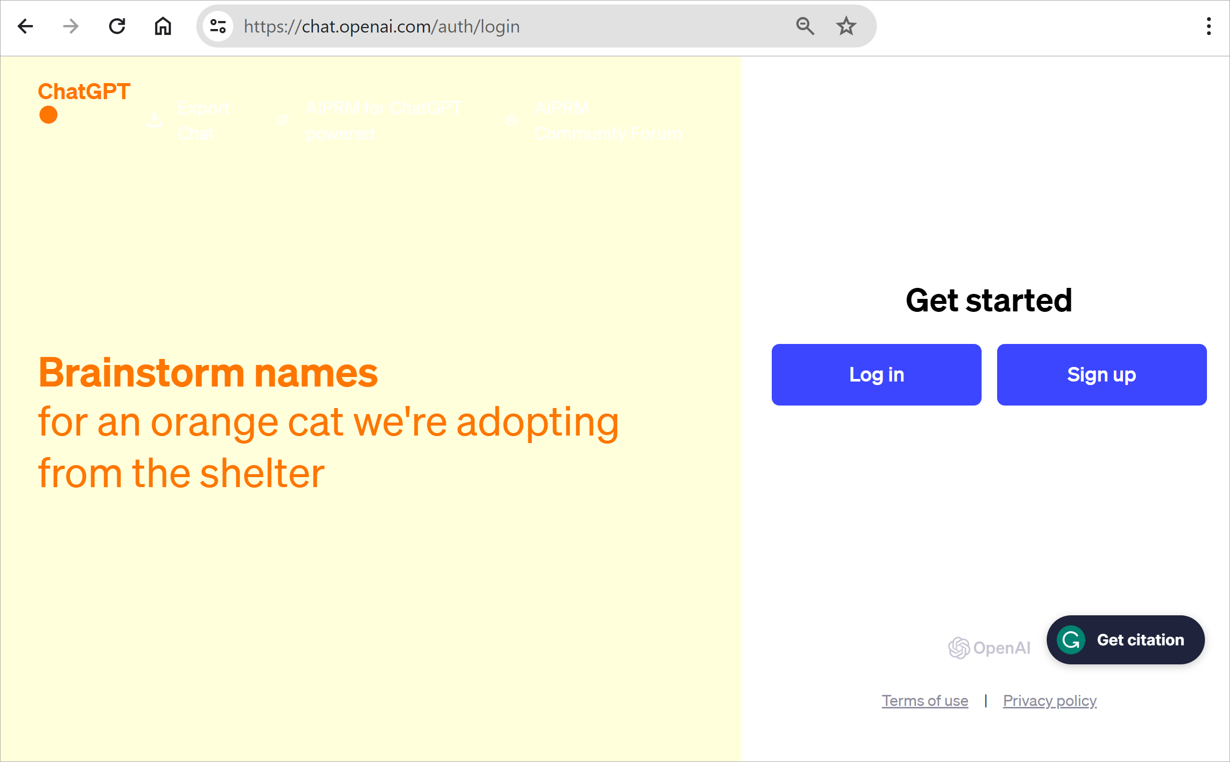Créer un compte ChatGPT · AIPRM