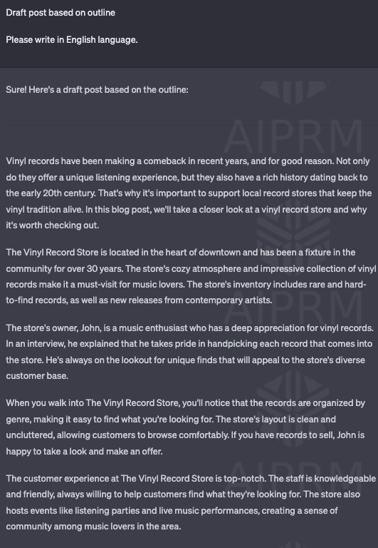 ChatGPT Guide for Small Business Owners · AIPRM