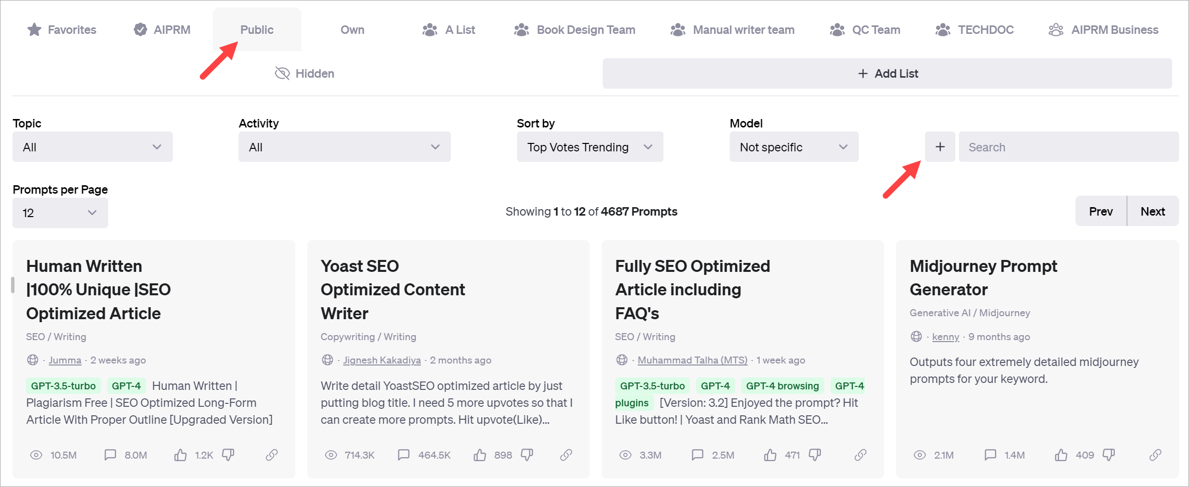 How to Write Public Prompt Templates for AIPRM · AIPRM