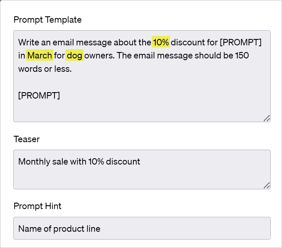 How to Use Variables in Prompts with AIPRM · AIPRM