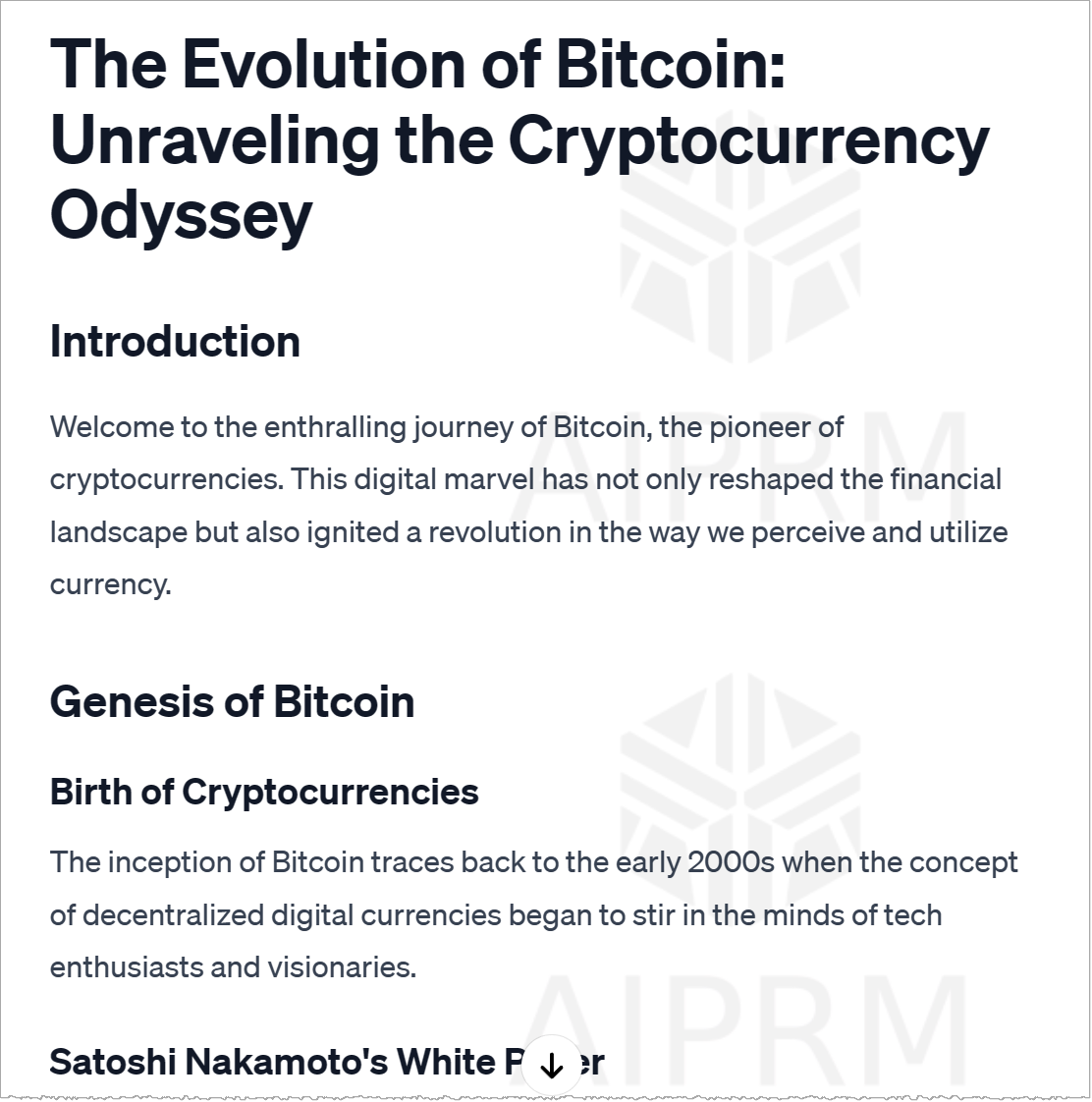 AIPRM Dashboard Overview · AIPRM