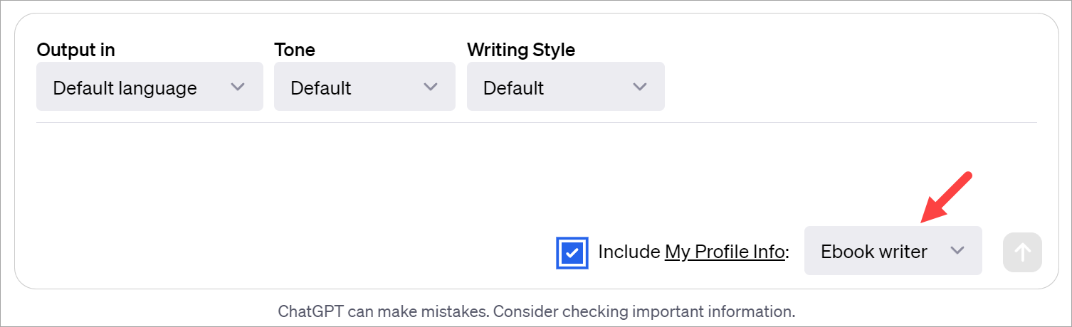 Create a Custom Profile · AIPRM