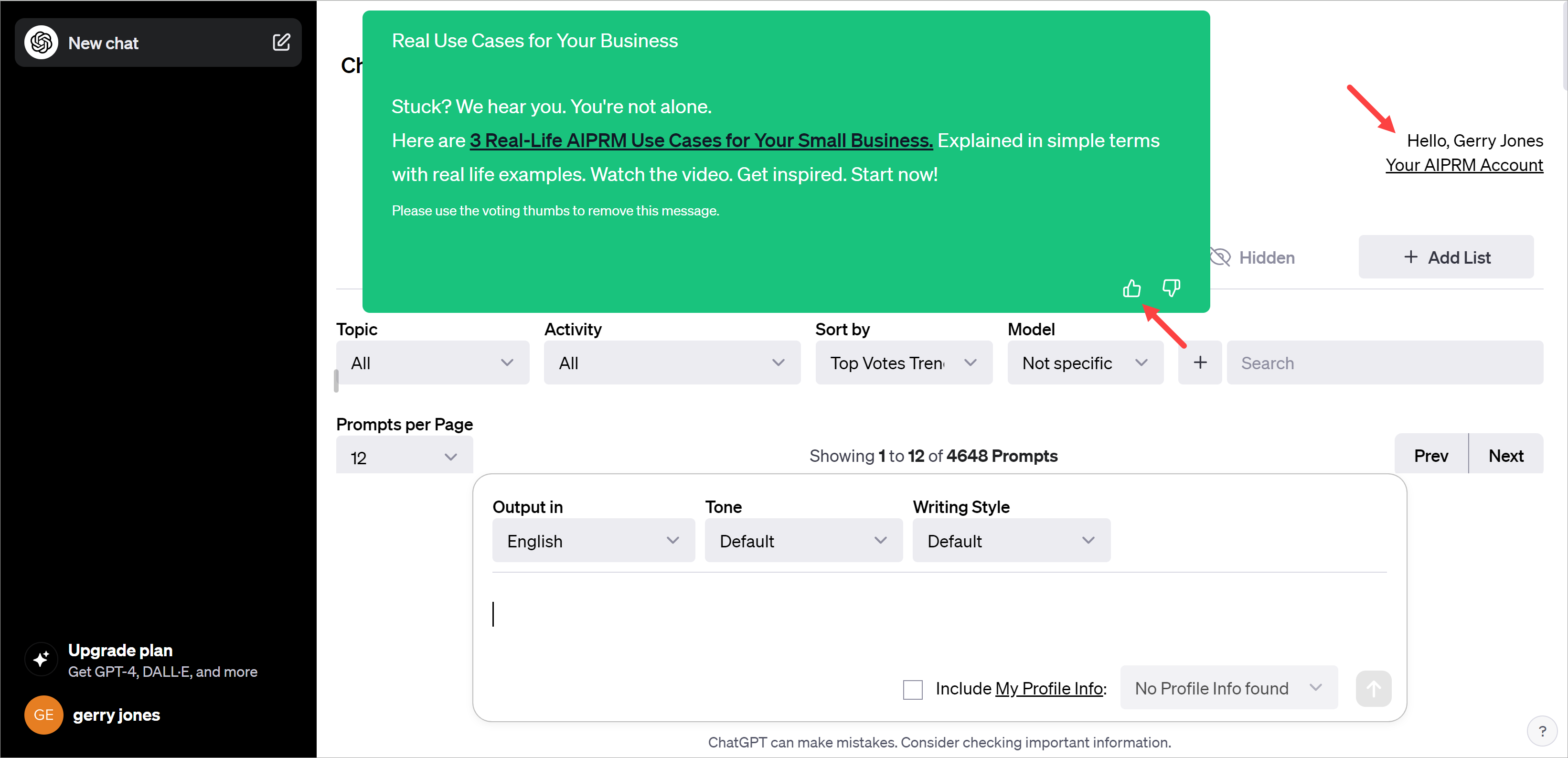 Install the Chrome Extension · AIPRM
