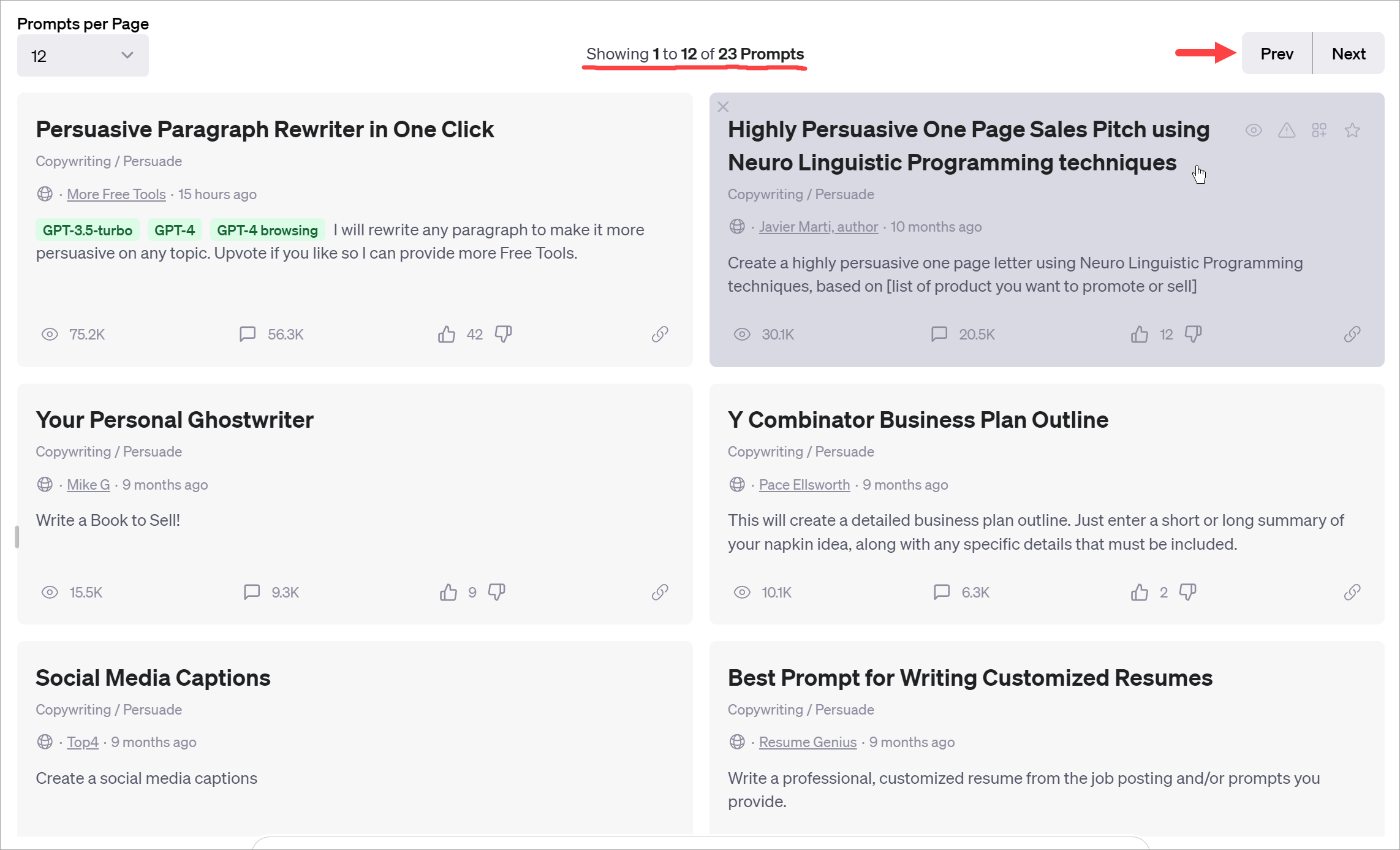 Run Your First Prompt · AIPRM